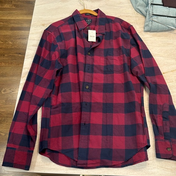 J. Crew | Shirts | J Crew Red And Blue Plaid Flannel | Poshmark